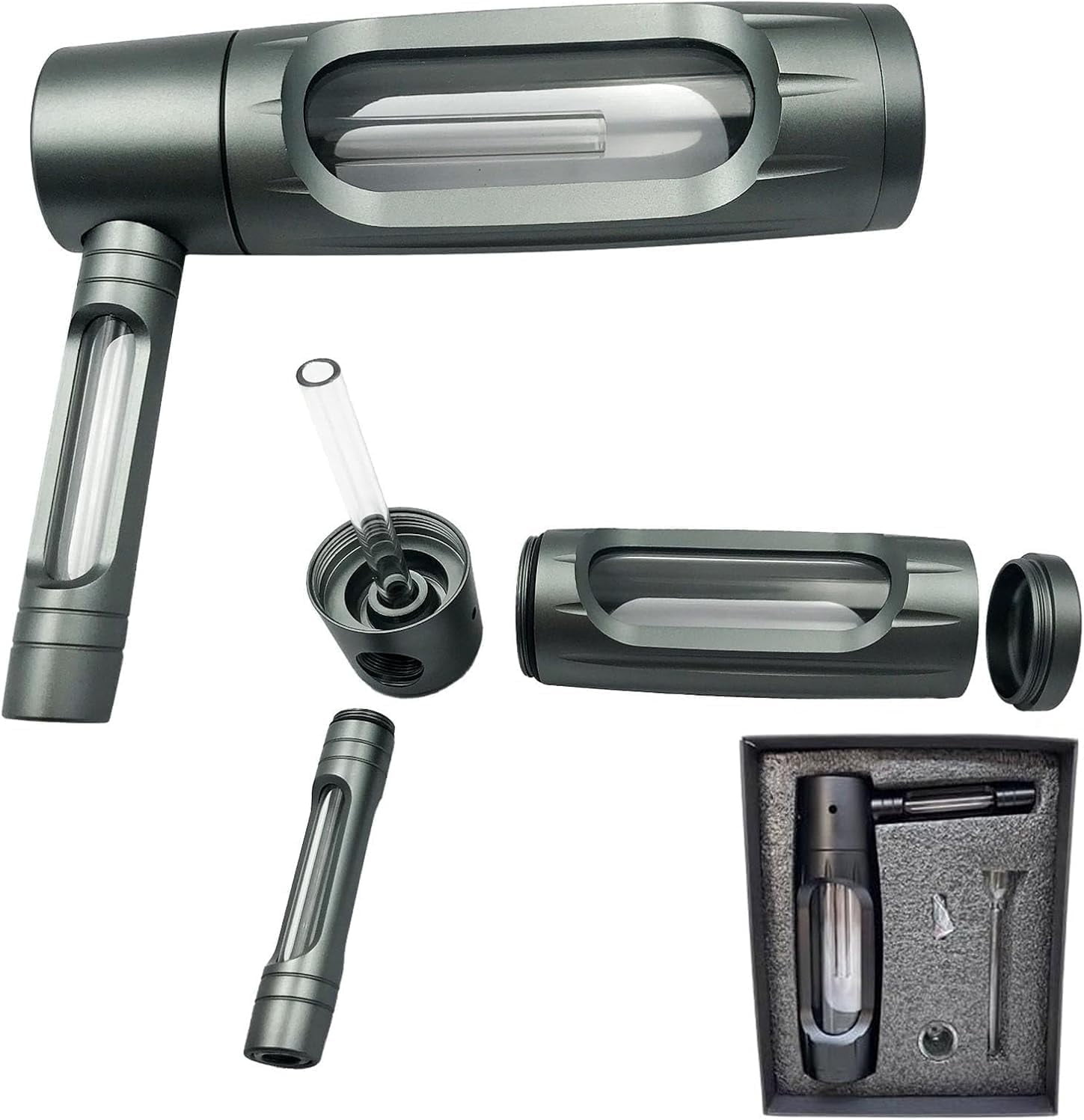 ZenPuff Luxury Aluminum/Glass Water Bottle - ZenPuff Co Water Bottle ...