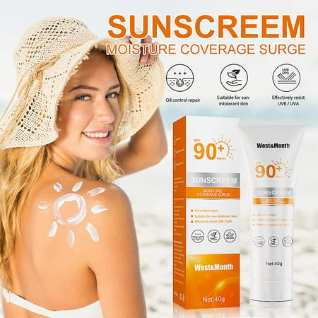 Facial Body Sunscreen Refreshing Sun Cream Oil Control Moisturizing ...