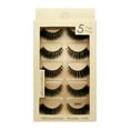 Eyelashes Natural 20 Eyelashes Individual 25mm False Eyelashes Pack ...