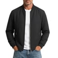 Afuyipoi Men’s Textured Rhombus Jacket Lightweight Wrinkle-Resistant ...