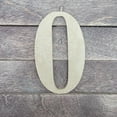 Wooden Number Unfinished, Times Font, Craft Cutout - Walmart.com