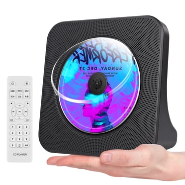 Gueray Portable Bluetooth CD Player, Hi-Fi Stereo, USB/AUX Support ...