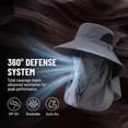 2026 Breathable Fisherman Hat with Detachable Face Mask – Sun ...