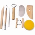 45pcs Pottery Clay Sculpting Tool Kit, Ceramic Polymer Modeling Tools w ...