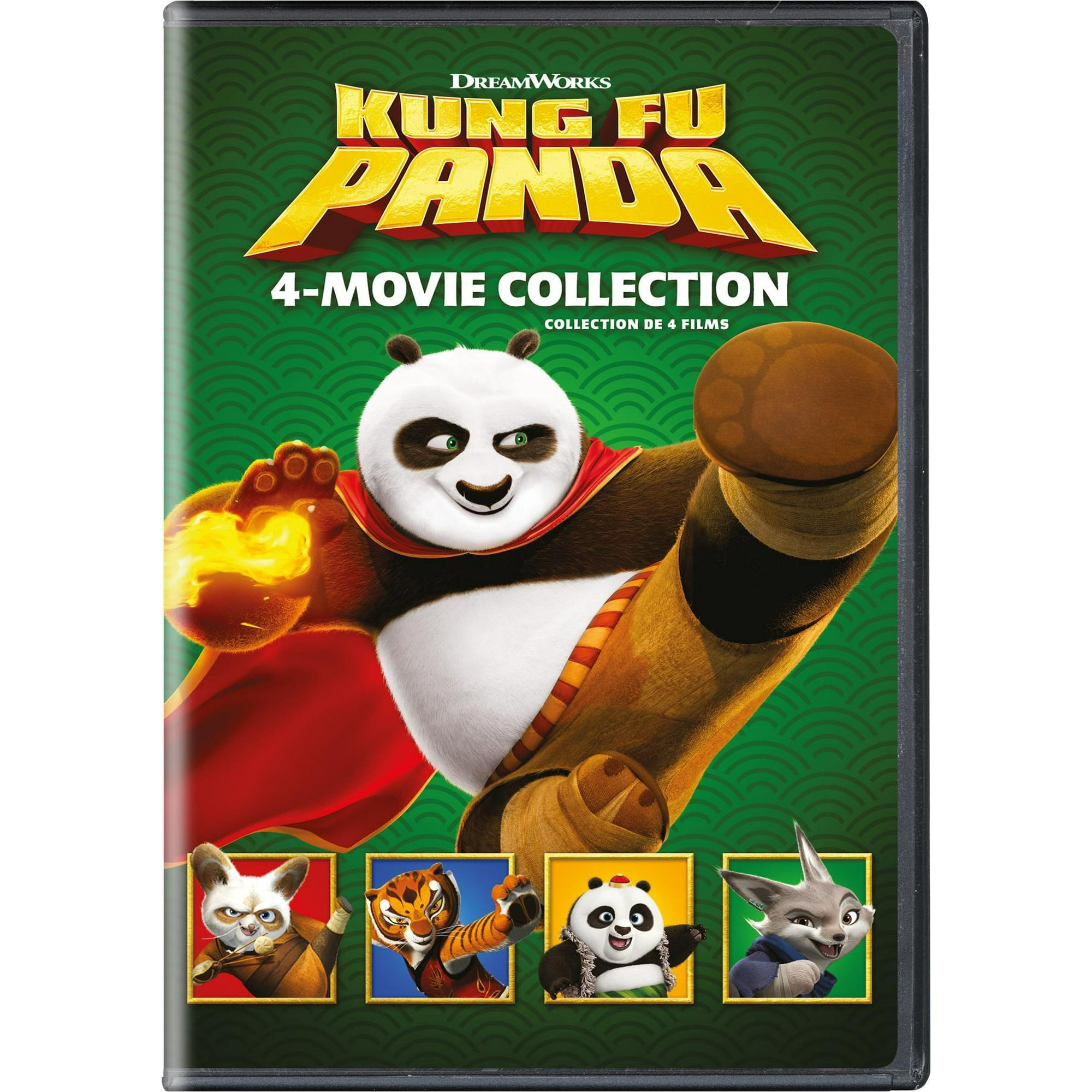 Click here for Dreamworks Kung Fu Panda 4-Film Collection [dvd] prices