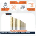HSS Twist Drill Bit Set – 1.5mm to 6.5mm Straight Shank Precision Bits ...