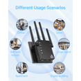 WiFi Extender Signal Booster for Home, Long Range Internet Booster with ...