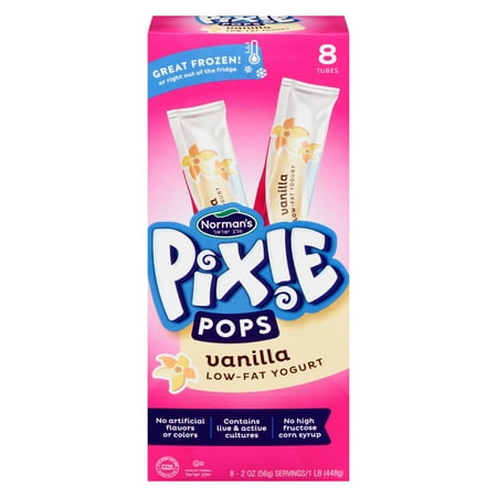 Normans Pixie Pops lowfat yogurt Vanilla - Walmart.ca