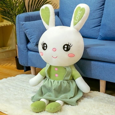 AURORA TRADE Small Bunny Plush Stuffed Animal Toy Realistic Rabbit ...