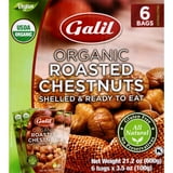 Galil Organic Roasted Chestnuts, Shelled, Ready to Eat, 3.5 oz ...