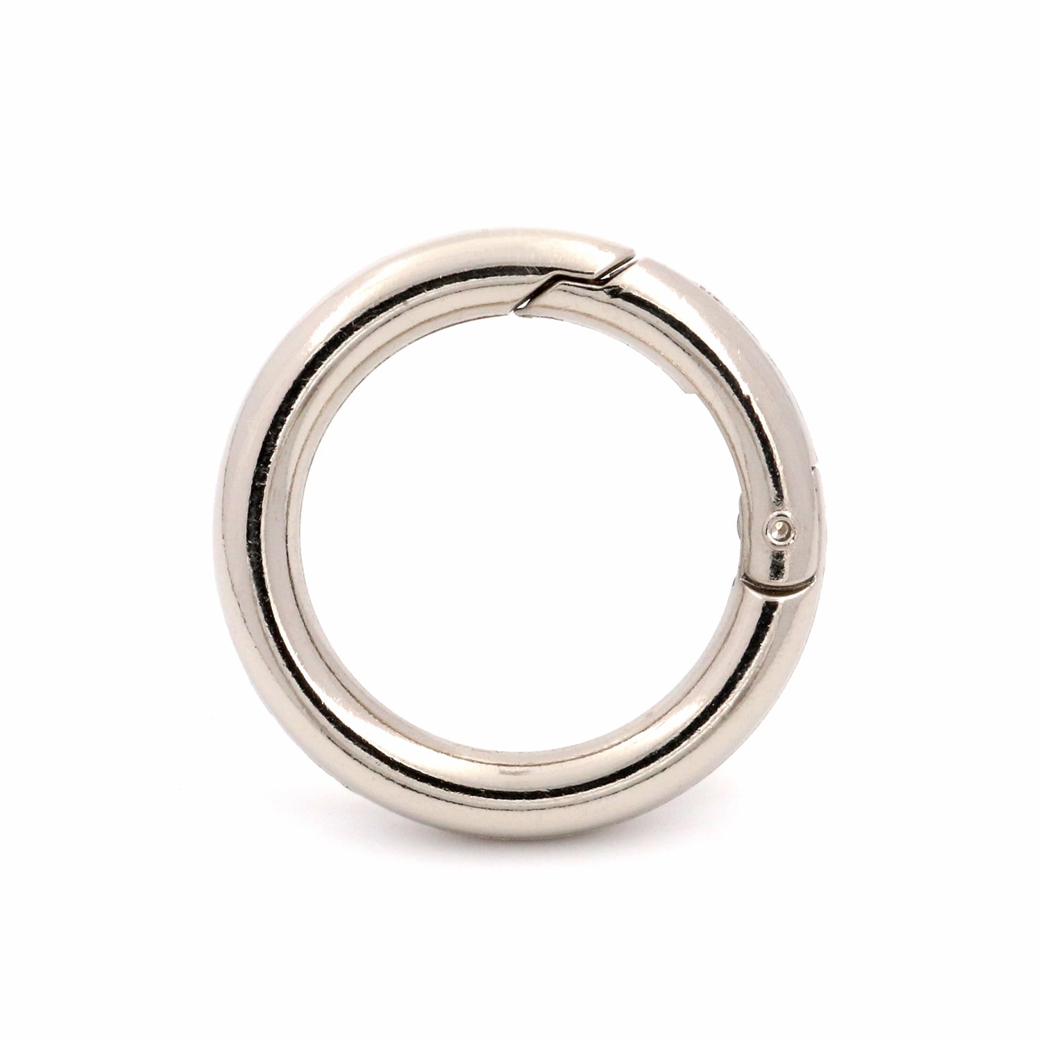 Fenggtonqii 0.8'' Round Spring Gate O-Ring Clasp Push Snap Hook Screw ...