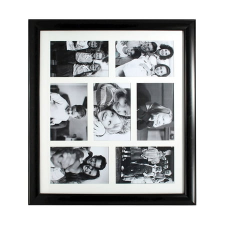 Black Collage Frame - Seven Opening 4x6 Gallery Frame (0.6x17.9mm ...
