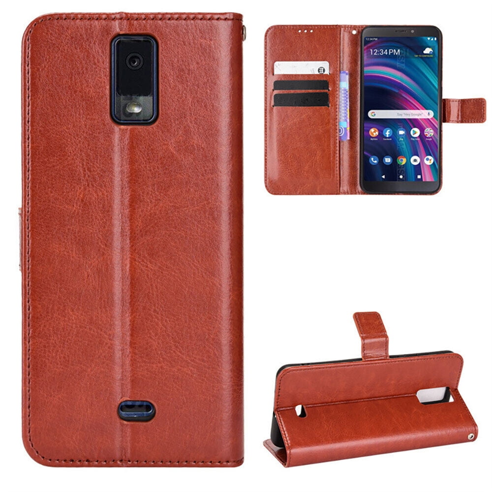 For Blu View 2 B131DL B130DL Wallet Pouch Case Phone Cover USA ...