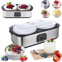 Ultimate Probiotic Yogurt Maker with Adjustable Temp & Time, 2 1-Quart ...