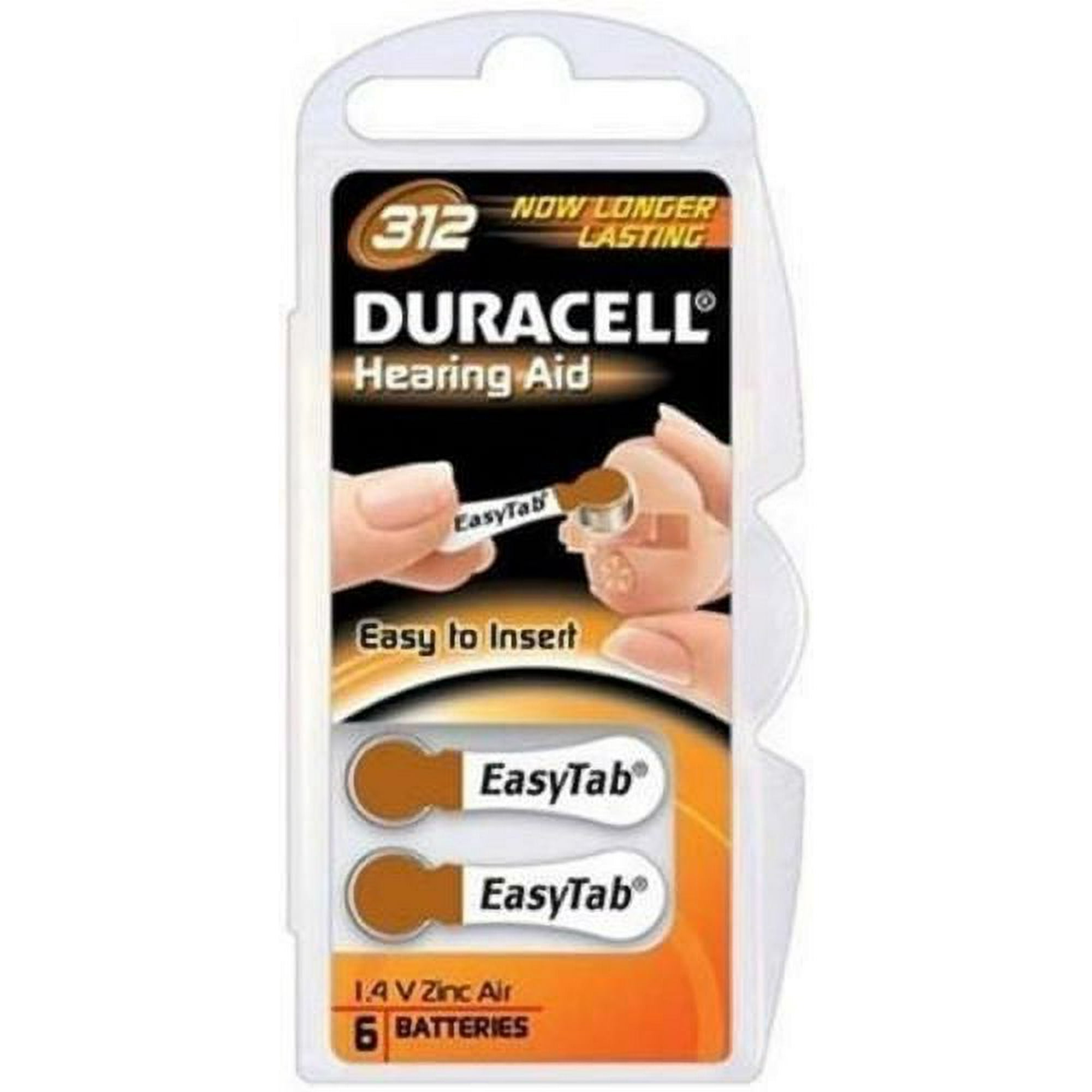 Click here for 60 Duracell Hearing Aid Batteries Size: 312 prices