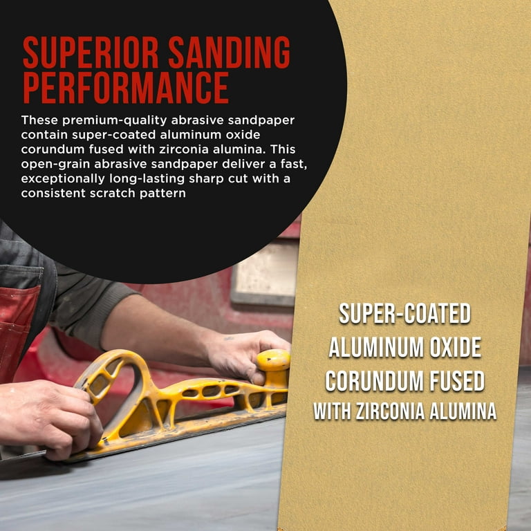 Sanding Block 400 Grit Sandpaper Shineboc- 40 Grit Gravel Gold, 2-3/4 ...