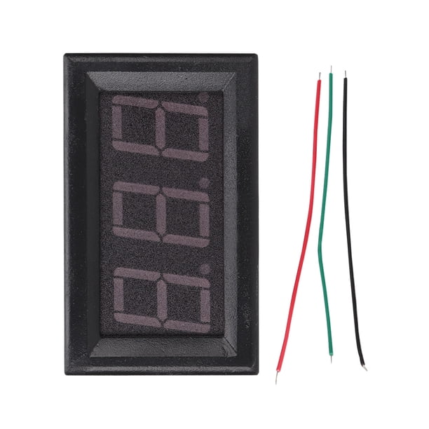 2PCS 0.56Inch DC 5V-90V Three Cable Three Display Digit LED Digital ...
