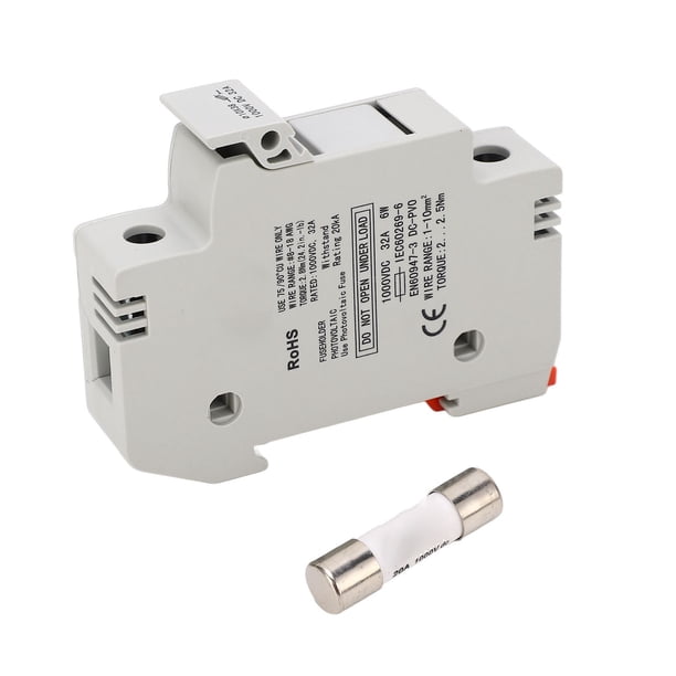 Solar PV Fuse Holder, Multi Protection 20A Solar Photovoltaic Fuse ...
