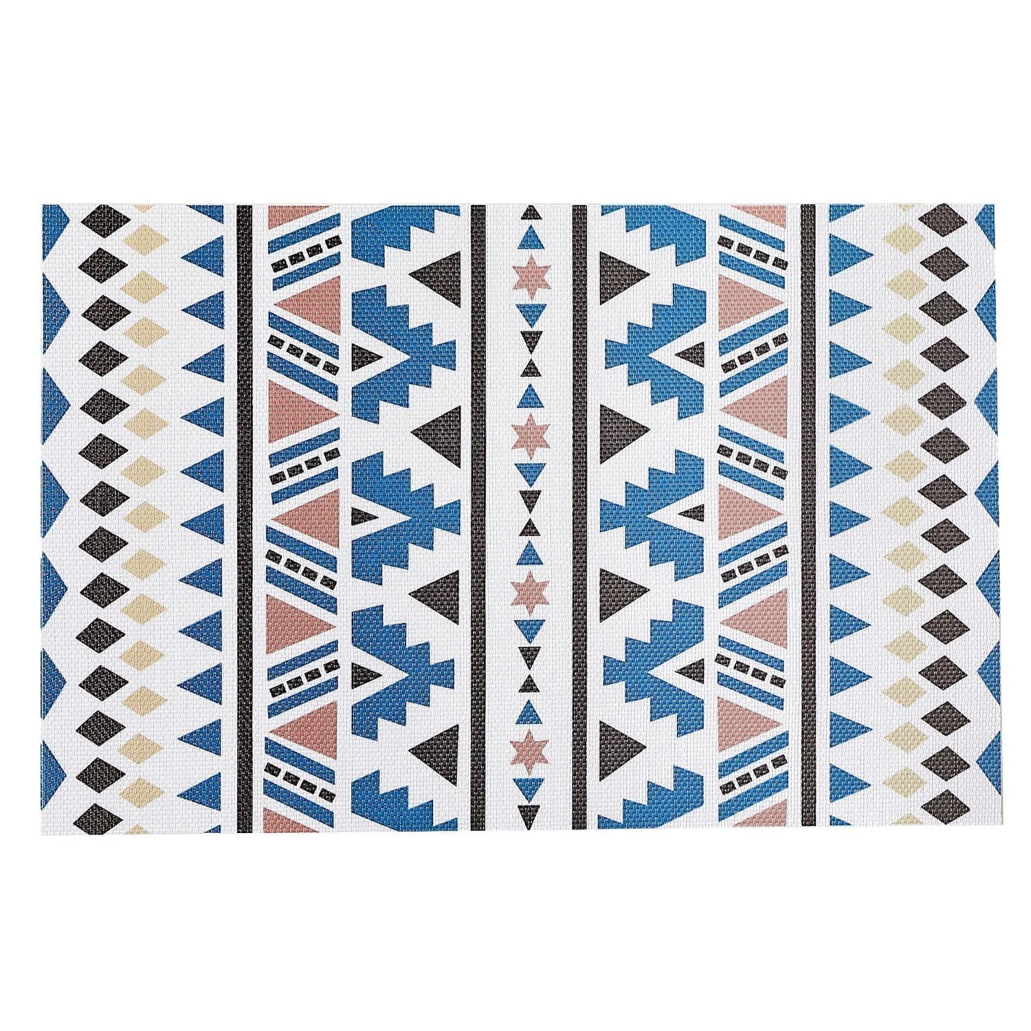 Click here for Ih Casadécor Vinyl Placemat (Bohemian) (Blue) - Se... prices
