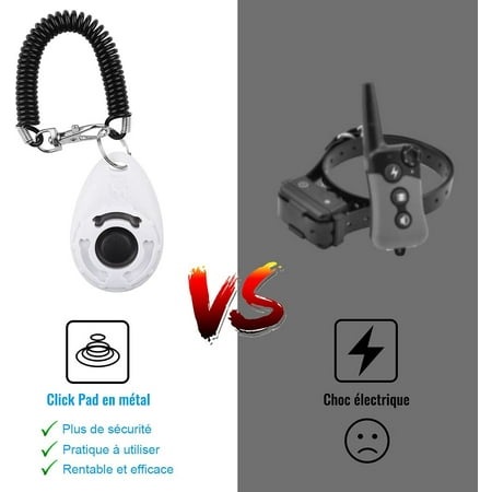 Dog Clickers, Dog Clickers With Elastic Strap & Large Button, Clicker ...