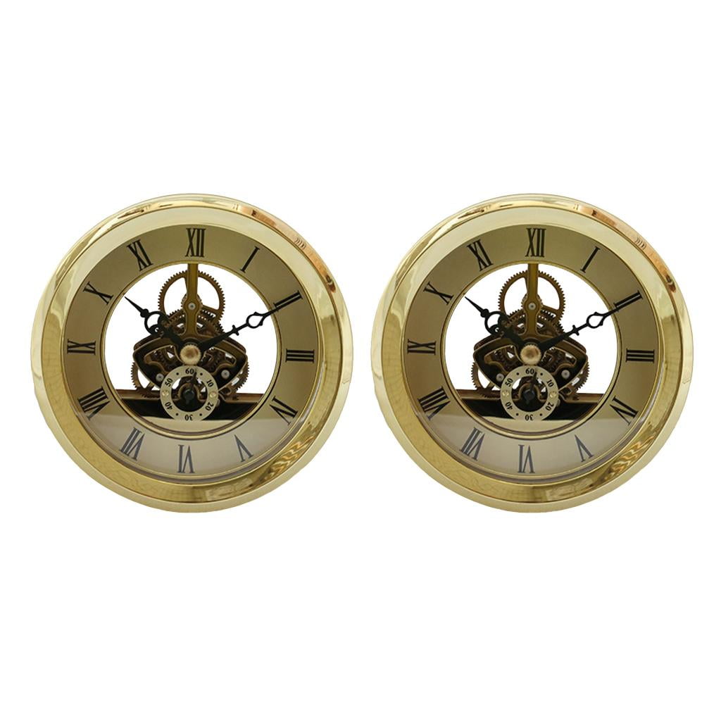 2pcs 103mm / 4th dial roman numeral clock insert with - Walmart.com