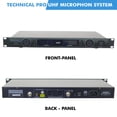 Technical Pro UHF Dual Handheld Wireless Microphone System XLR Output ...