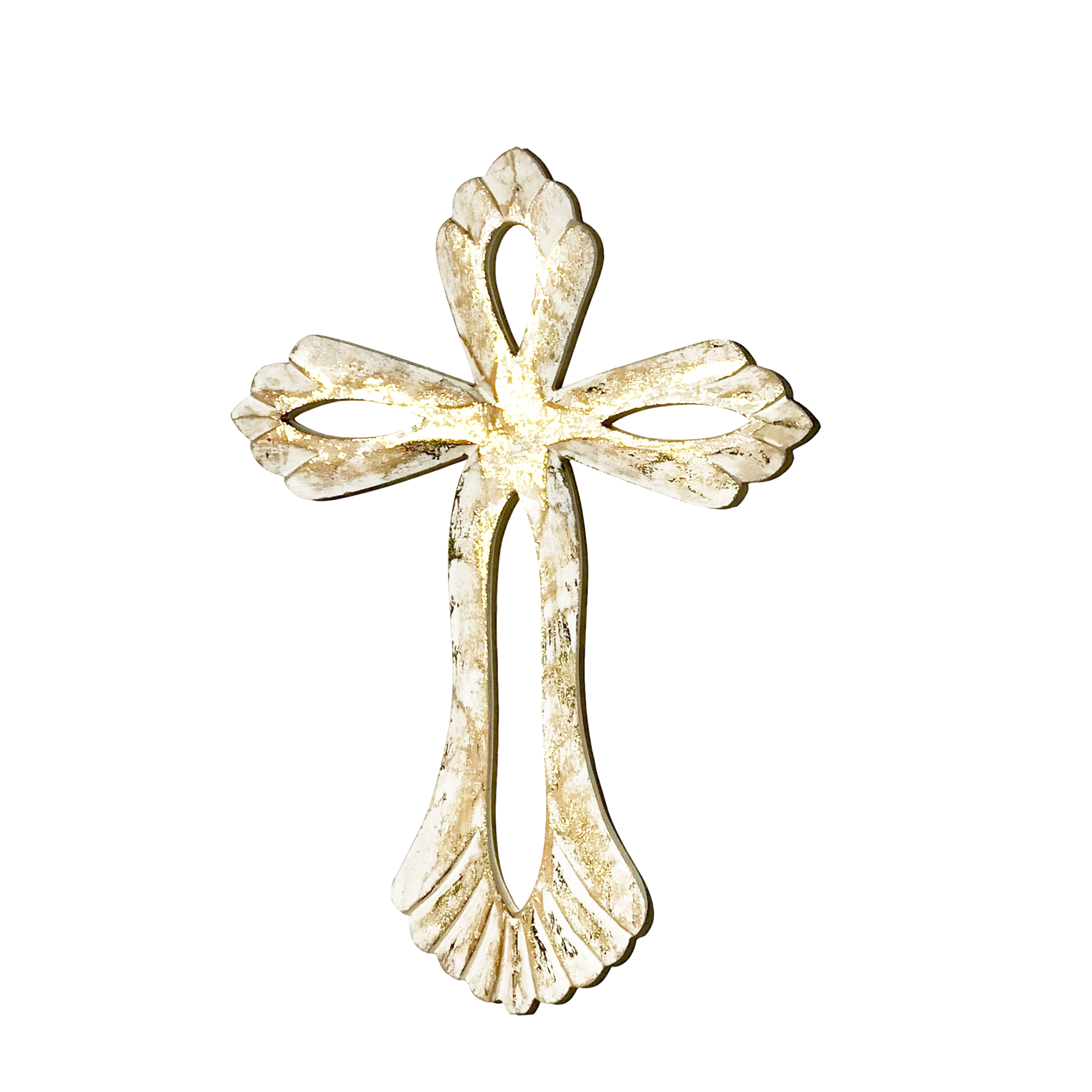 Hand Carved Wooden St. Mary Cross - Walmart.com