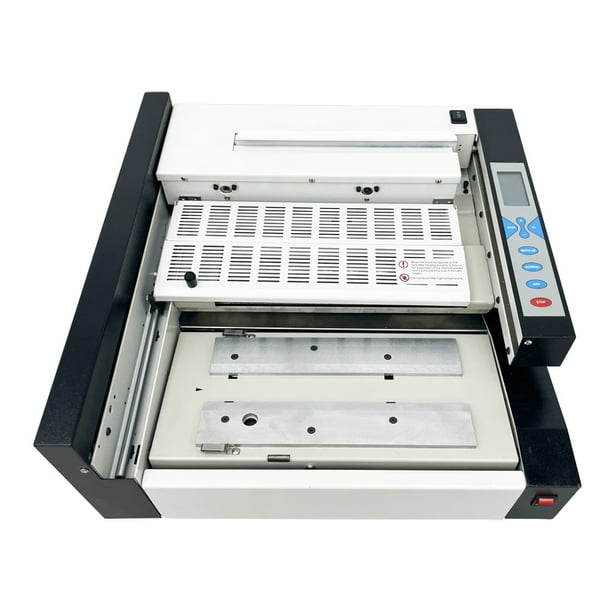 PreAsion A3 Book Binding Machine Perfect Automatic Glue Binder LCD Hot Melt Book Paper Desktop ...