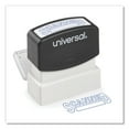 Universal Message Stamp, SCANNED, Pre-Inked One-Color, Blue -UNV10157 ...