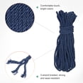 16 Yards Twisted Rope Trim, 5mm/0.2 in Navy Blue Soft Polyester Silk ...