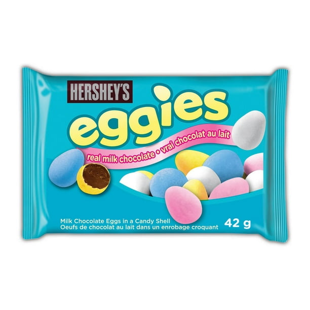 HERSHEY'S EGGIES Milk Chocolate Candy Coated Easter Eggs, 42g - Walmart.ca