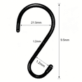 ZHZFKQ Large S Hooks for Hanging Heavy Duty,6 Inch Non Slip Vinyl ...