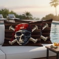 2 Pack Outdoor Waterproof Throw Pillow Covers,Abstract Punk Pirate ...
