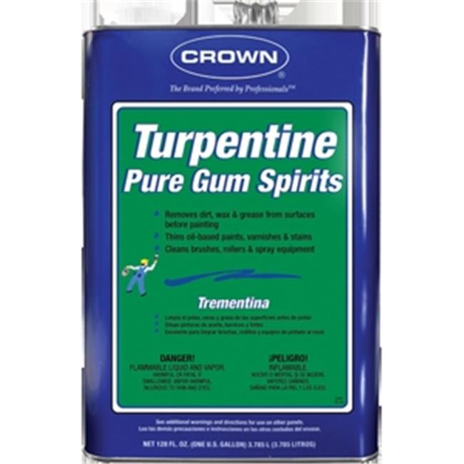Crown Packaging TU.M.41 Gum Turpentine - 1 Gallon, Pack of 4 - Walmart.com