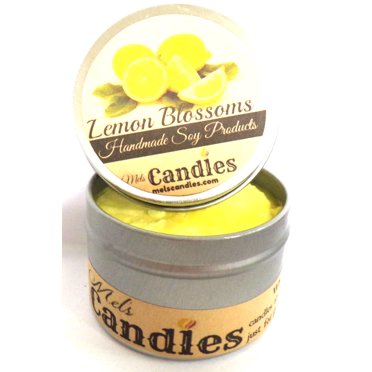 LEMON TIN 4-OZ. ALL NATURAL SOY CANDLE - Walmart.com