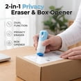 2-In-1 Box Cutter And Thermal Paper Eraser Pen For Documents, Labels ...