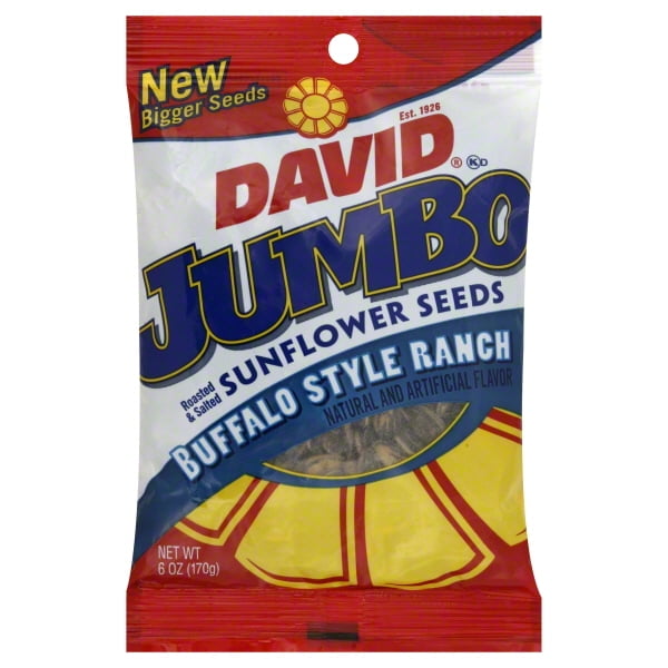 026200461878 UPC David Sunflower Seeds Roasted & Salted, Jumbo, Buffalo ...