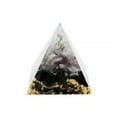 GKNET Natural Crystal Amethyst Orgone Pyramid Meditation for EMF ...