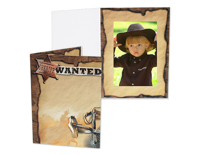 Western Theme 4x6 Vertical Event Photo Folders (25 Pack) - Walmart.com