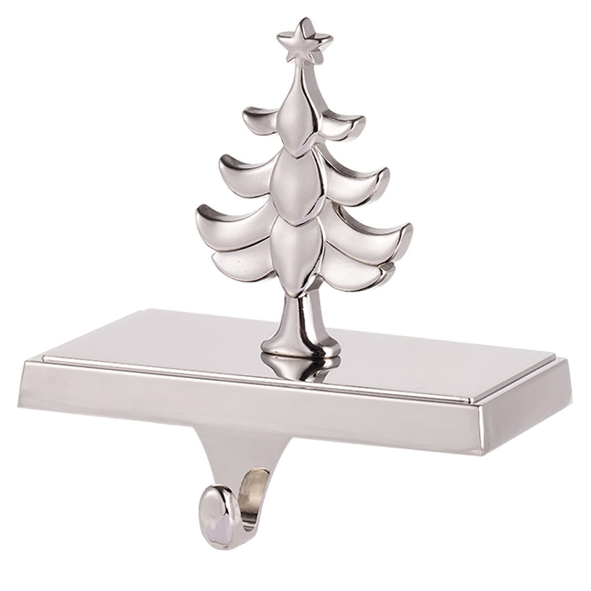 Click here for Funavi Metal Christmas Stocking Holder Silver Xmas... prices