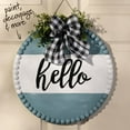 Plaid Wood Surfaces Round Beaded Edge Plaque, 15" - Walmart.com