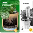 Set of 2 Large Planter for Indoor or Outdoor,Tall Flower Pots,Planters ...