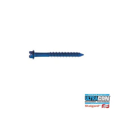 TAPCON MASONRY FASTENERS SLOTTED HEX 1/4" DIAMETER X 1-1/4" per 2 Pack - Walmart.com
