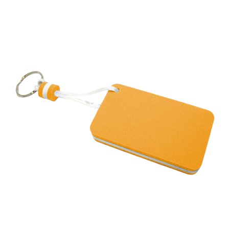 Floating Keychain Floatable Rectangle Floater Colorful Buoyant Orange ...