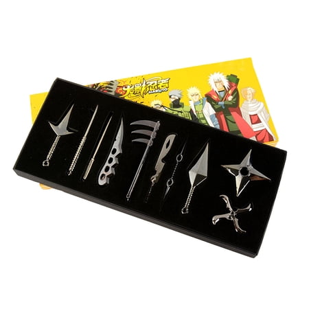 Uzumaki+Naruto+Hatake+Kakashi Cos Anime Naruto's Weapons Model 10pcs in ...