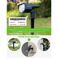 Litom 12 LED Solar Lights Upgraded, IP67 Waterproof Solar Landscape ...