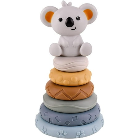 Stacking & Nesting Circle Toy | Koala Stacks of Circles Stacking Stem ...