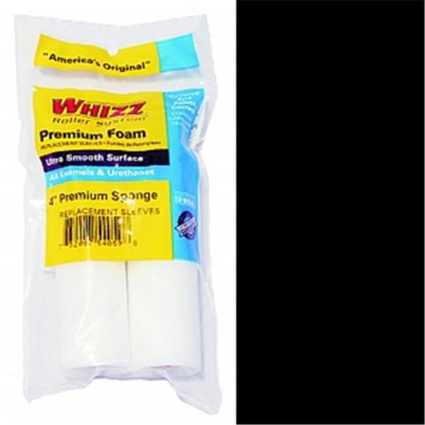 Whizz 54059 4 in. Premium Foam High Density Refill Roller, 2 Pack ...