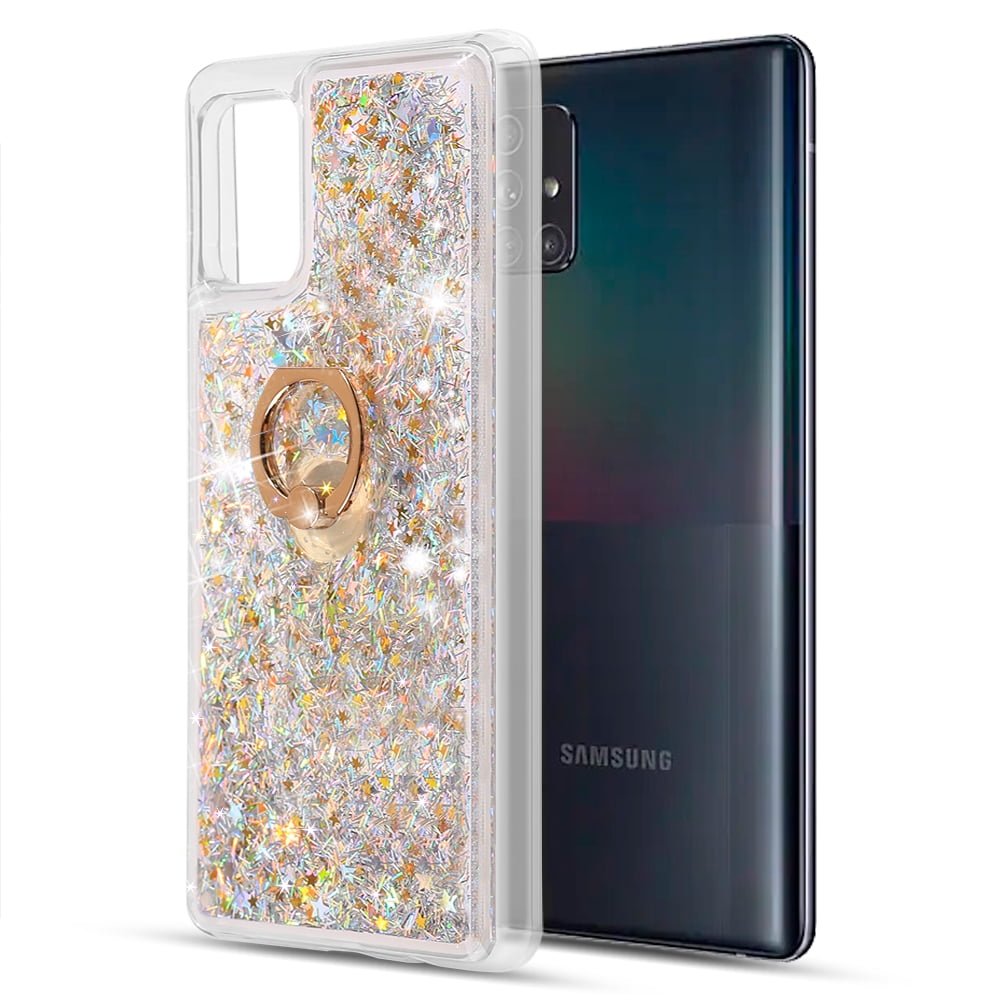 Waterfall Ring Liquid Sparkling Flowing Sand Tpu Case For Samsung ...