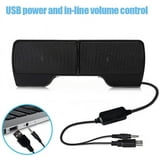 Mini Clip On Laptop Notebook PC Speakers USB Powered Wired Stereo ...